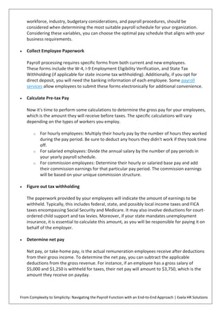 The Ultimate Guide to Simplify Payroll: A Holistic Approach | PDF