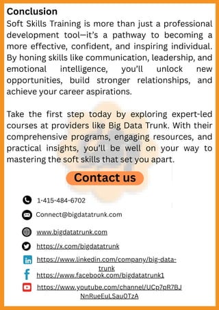 The Ultimate Guide to Soft Skills Training for Professional Success | PDF