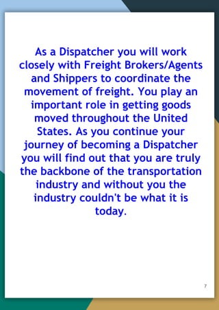 The ultimate guide to starting your very own freight dispatch company | PDF