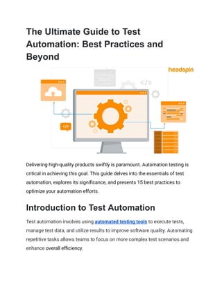 The Ultimate Guide to Test Automation_ Best Practices and Beyond.pdf