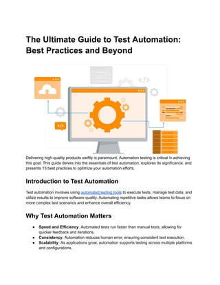 The Ultimate Guide to Test Automation_ Best Practices and Beyond.pdf