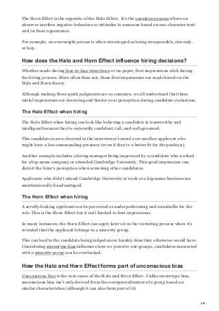 The Ultimate Guide to the Halo and Horn Effect (and How HR Can Limit ...