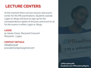 The Ultimate guide to the Public Relations certification course(NIPR) | PPT