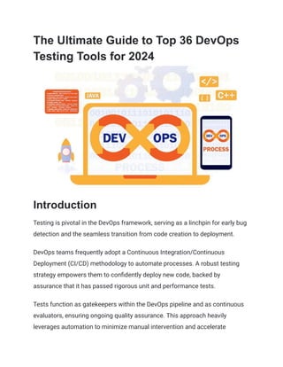 The Ultimate Guide to Top 36 DevOps Testing Tools for 2024.pdf
