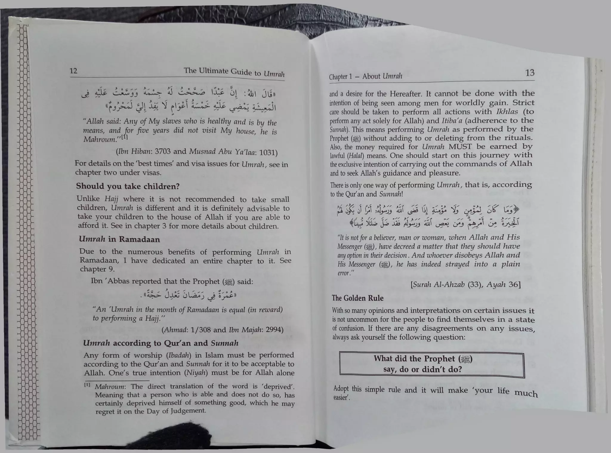 The ultimate guide to umrah, based on the famous book getting the best ...