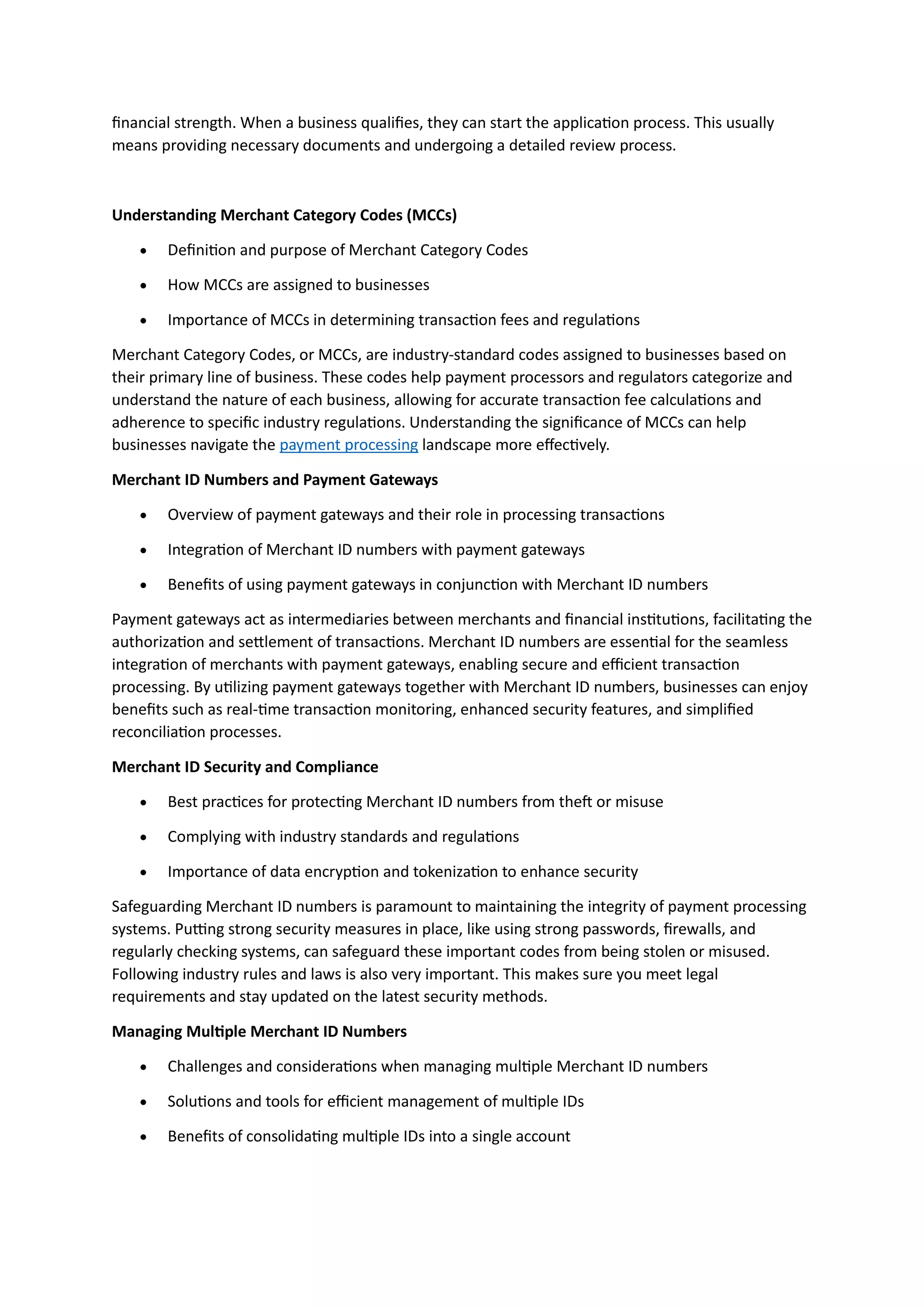 The Ultimate Guide to Understanding Merchant ID Numbers.pdf | Credit ...