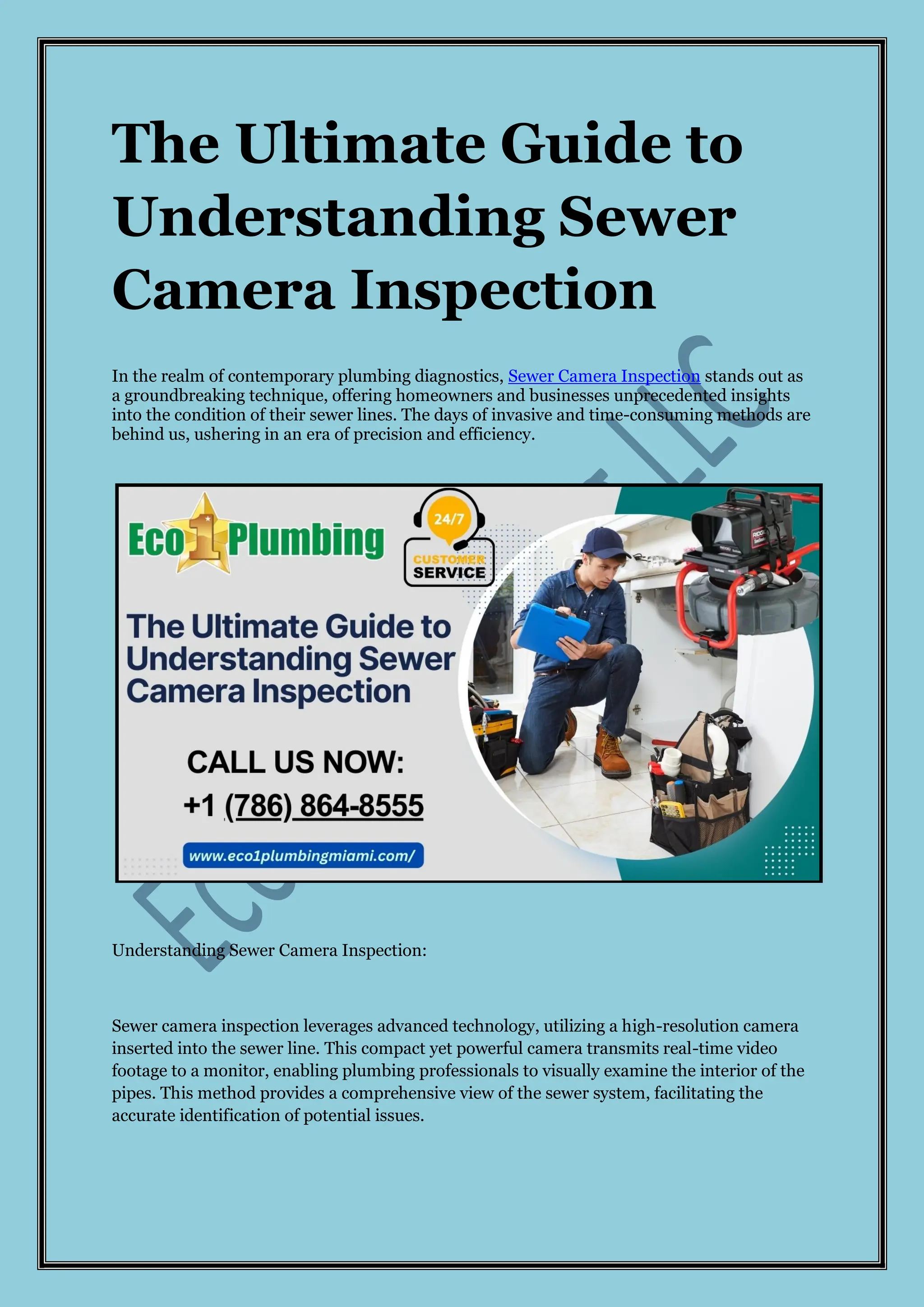 The Ultimate Guide to Understanding Sewer Camera Inspection.pdf ...