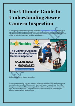 The Ultimate Guide to Understanding Sewer Camera Inspection.pdf ...