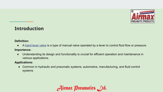 The Ultimate Hand Lever Valve Handbook_ Understanding Design and ...