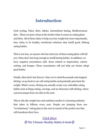 7 Simple Tips For Healthier Diet | PDF