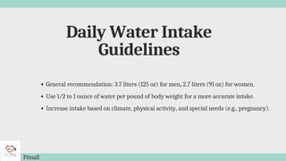 The Ultimate Hydration Guide How Much Water You Really Need | PPT