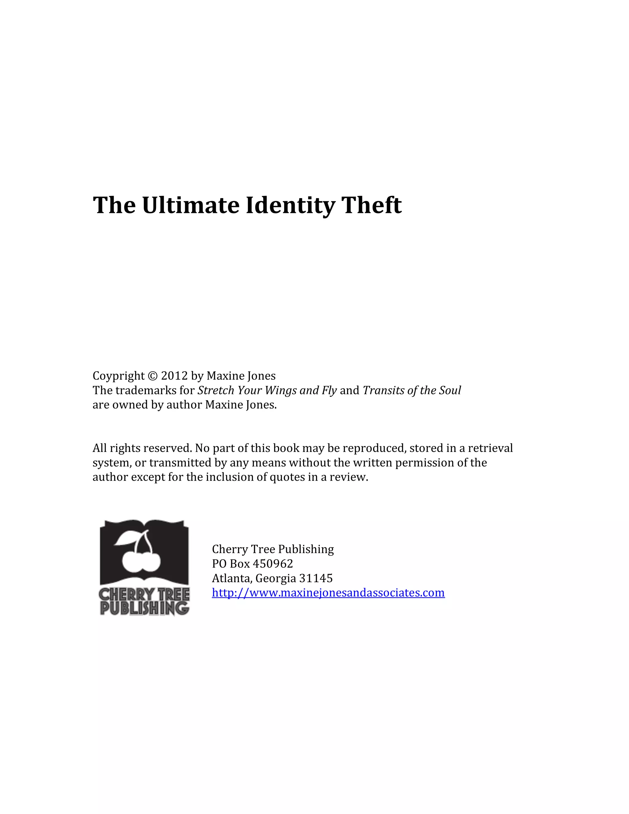 The ultimate identity theft sample | PDF