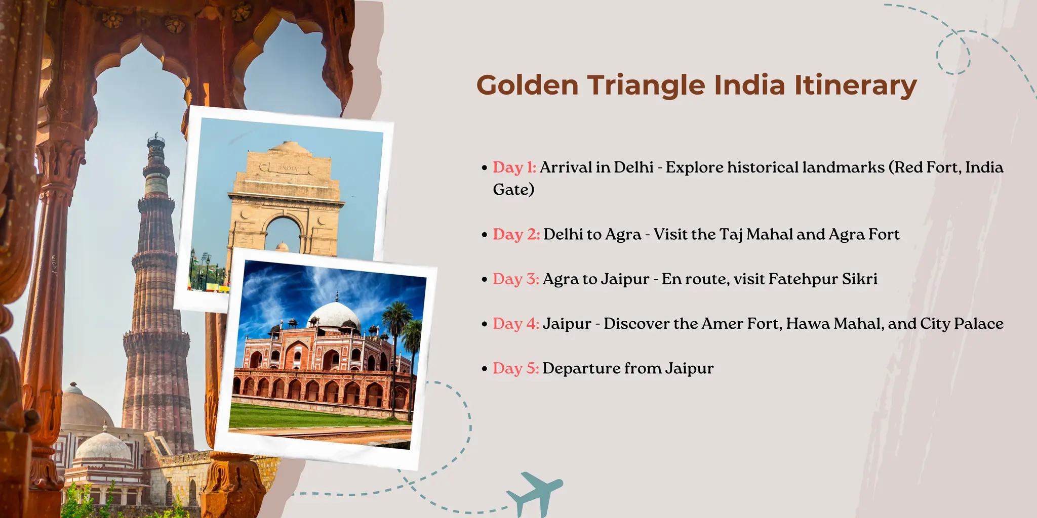 The Ultimate India Golden Triangle Itinerary & Travel Guide. | PDF