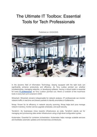 The Ultimate IT Toolbox_ Essential Tools for Tech Professionals.pdf