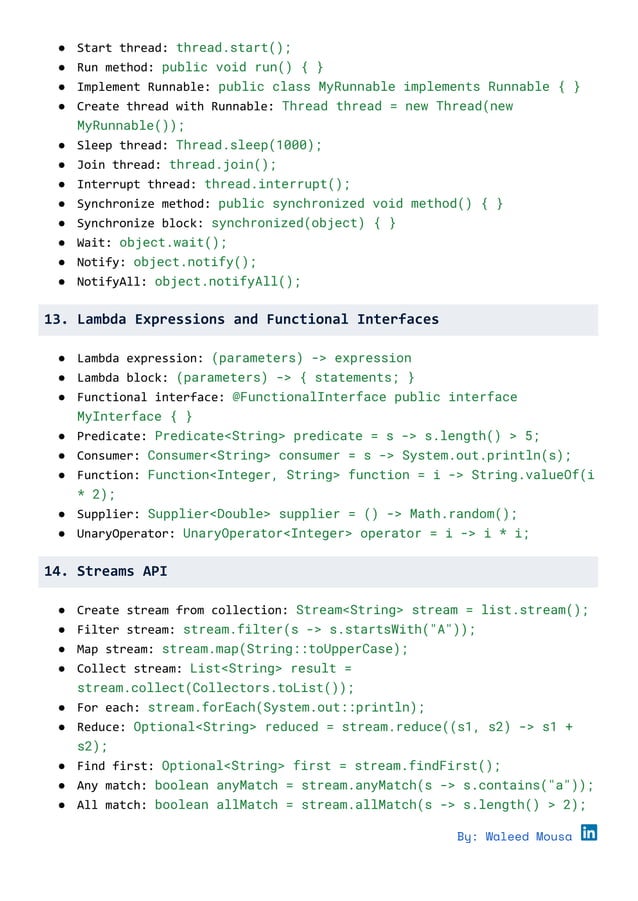 The_Ultimate_Java_CheatSheet.pdfjkrwogjw | PDF | Free Download