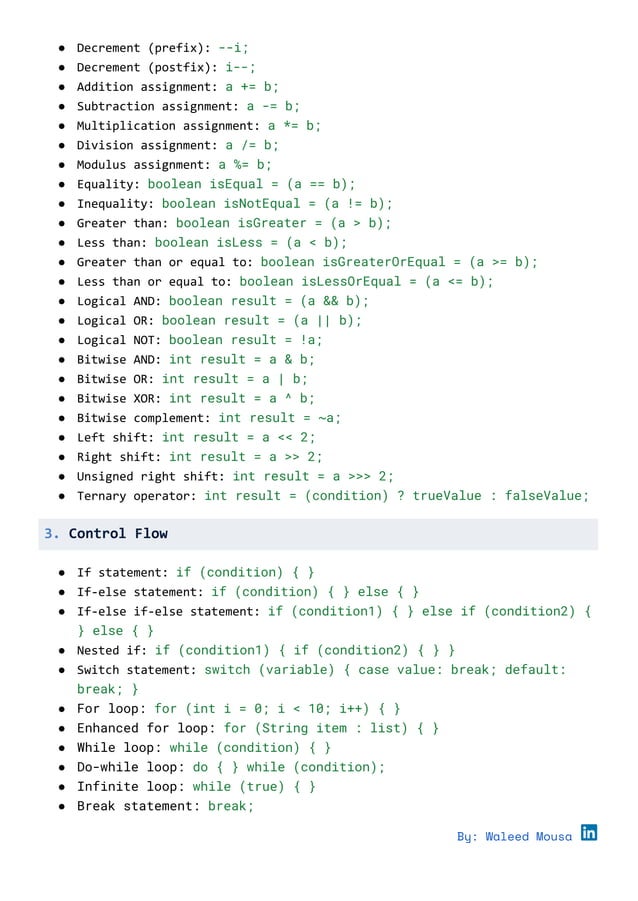 The_Ultimate_Java_CheatSheet.pdfjkrwogjw | PDF | Free Download