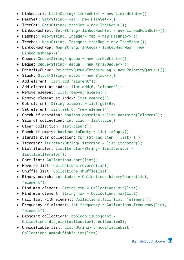 The_Ultimate_Java_CheatSheet.pdfjkrwogjw | PDF | Free Download