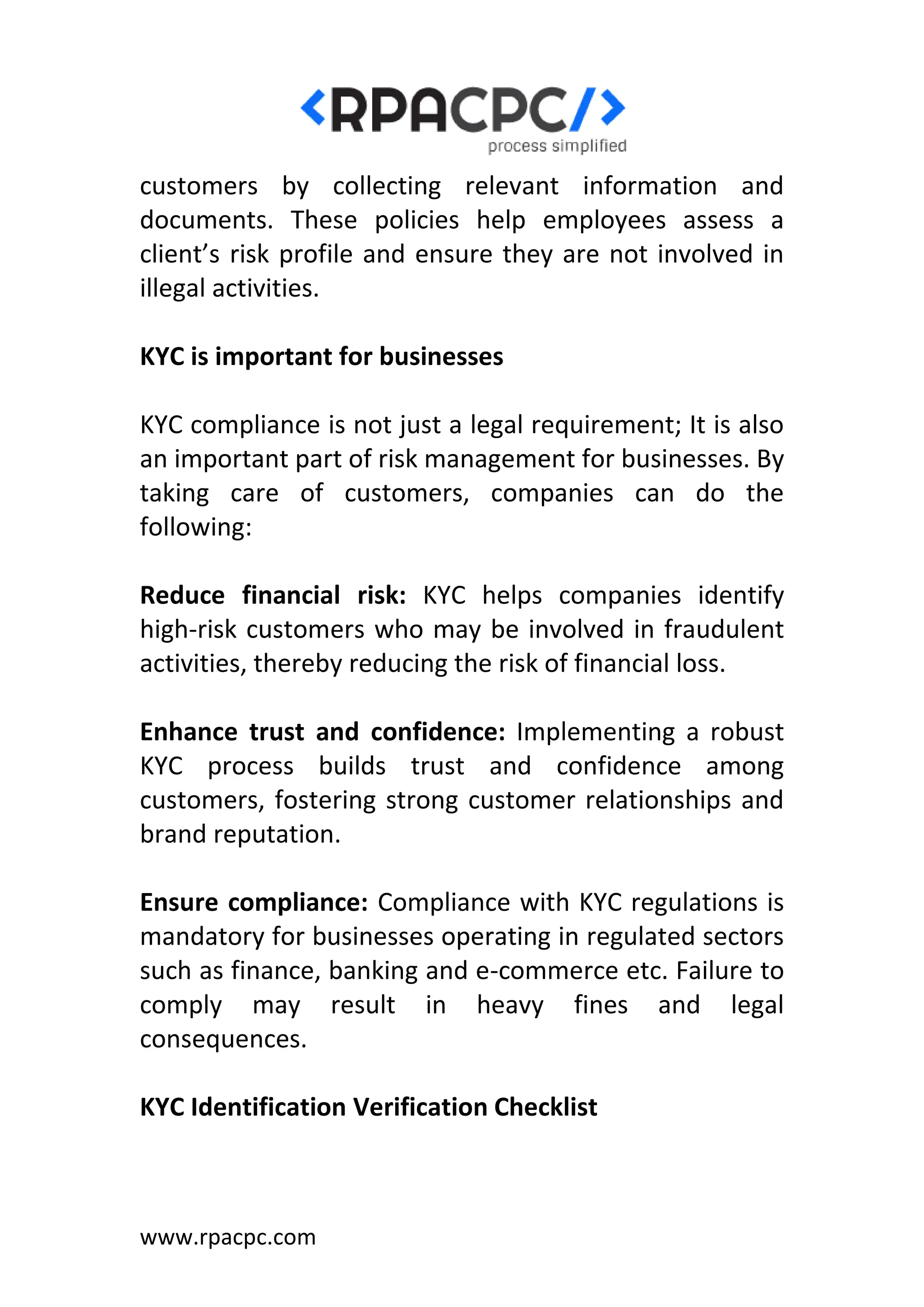 The Ultimate KYC Identity Verification Checklist for Businesses.docx