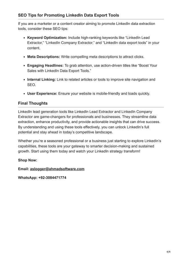 The Ultimate LinkedIn Data Export Tool Guide For Professionals.pdf