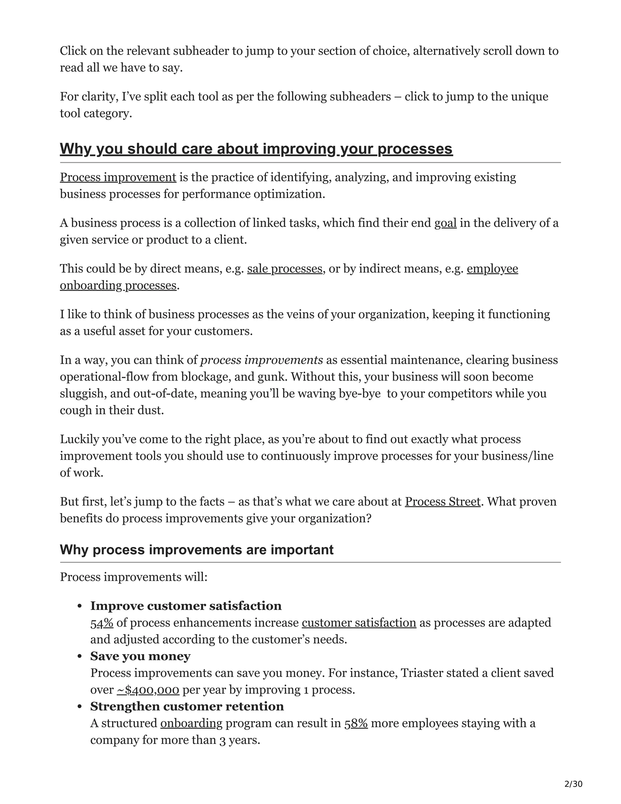 The Ultimate List of 45 Business Process Improvement Tools (Lean Six ...