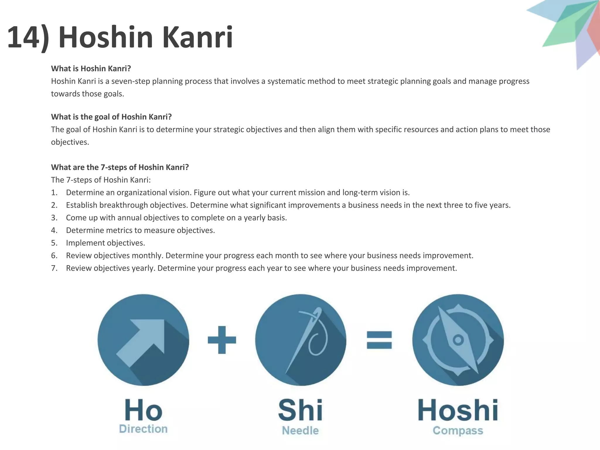 The Ultimate List of Lean Manufacturing Tools | PPTX