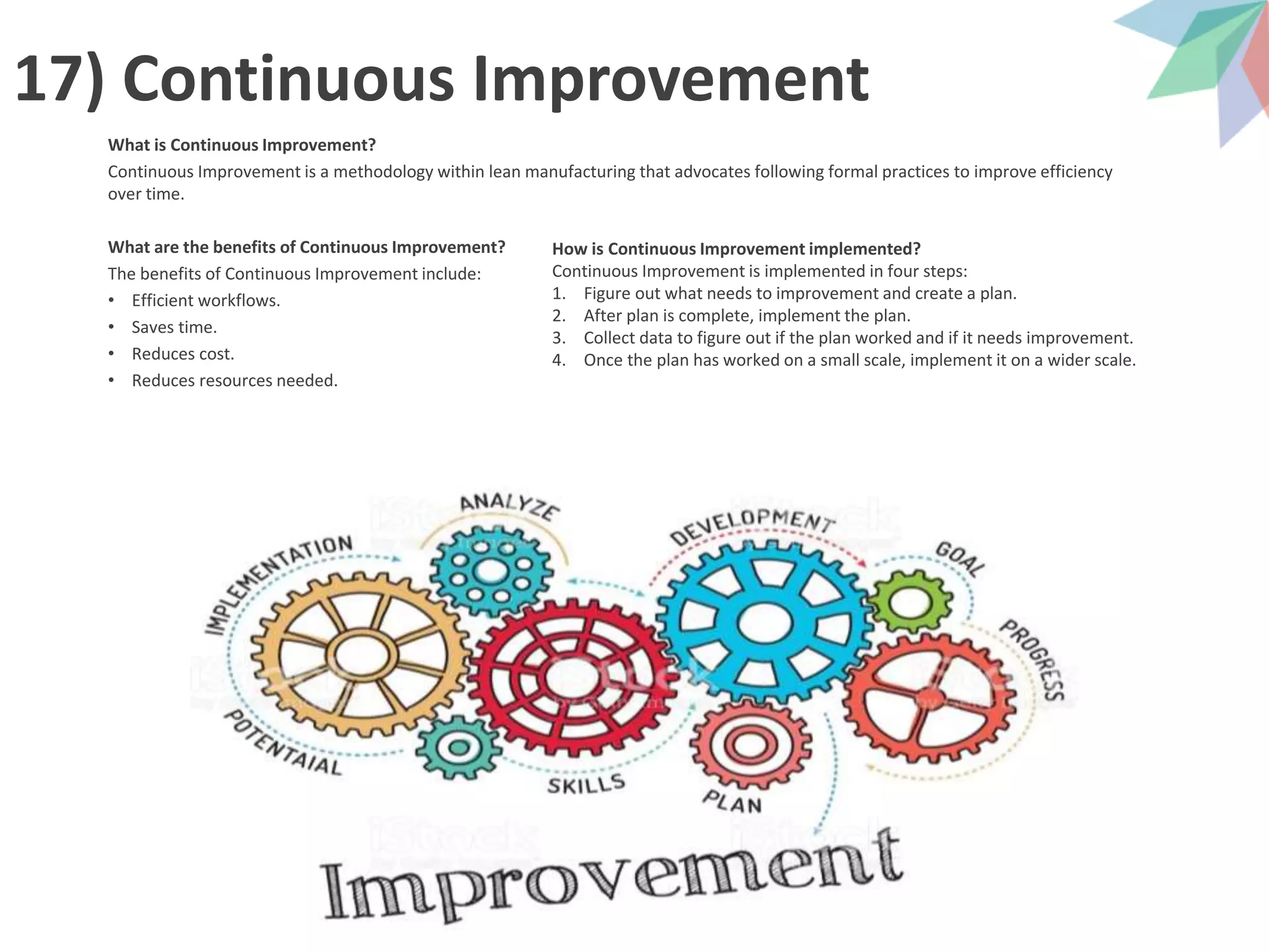 The Ultimate List of Lean Manufacturing Tools | PPTX