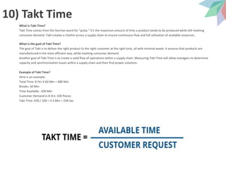 The Ultimate List of Lean Manufacturing Tools | PPTX