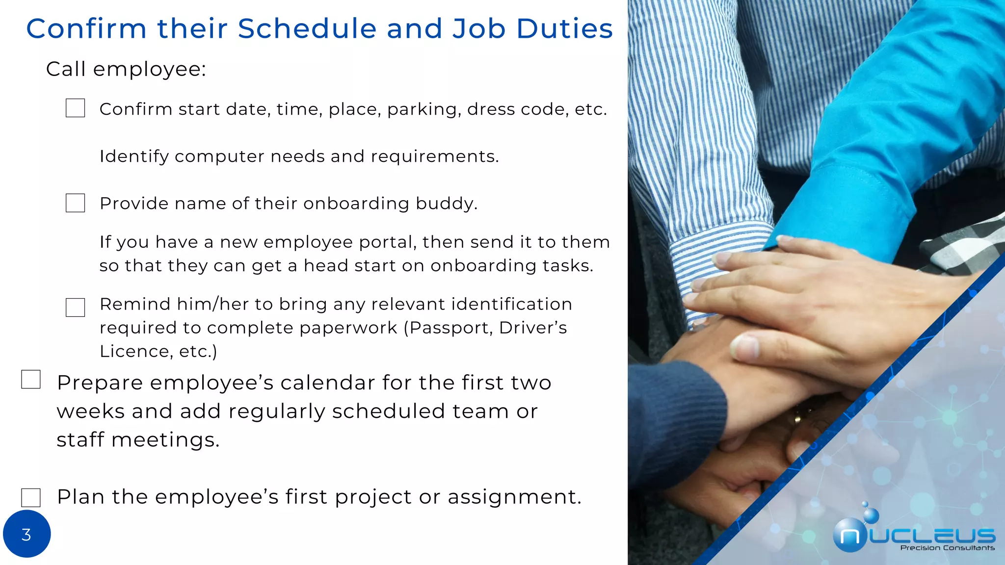 The ultimate onboarding checklist - Nucleus | PPT