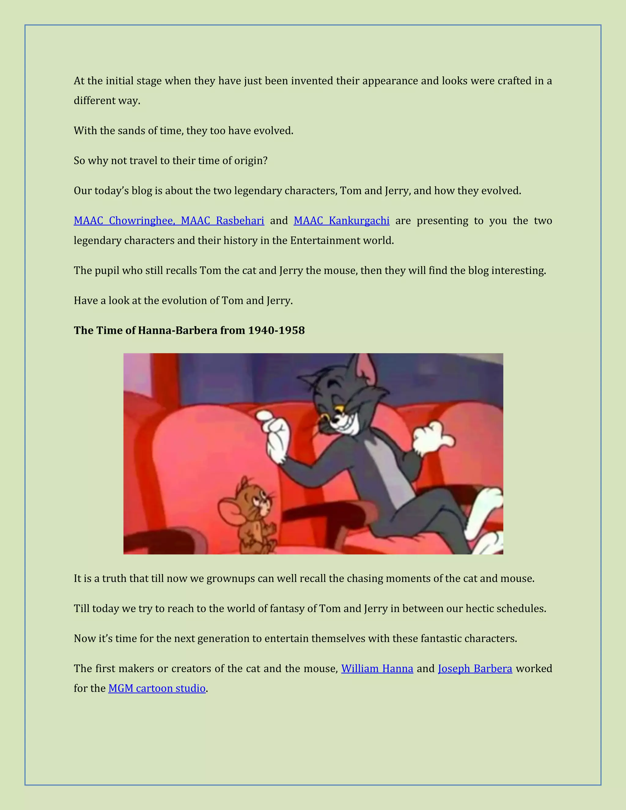 The Ultimate Origin Of Tom & Jerry | PDF