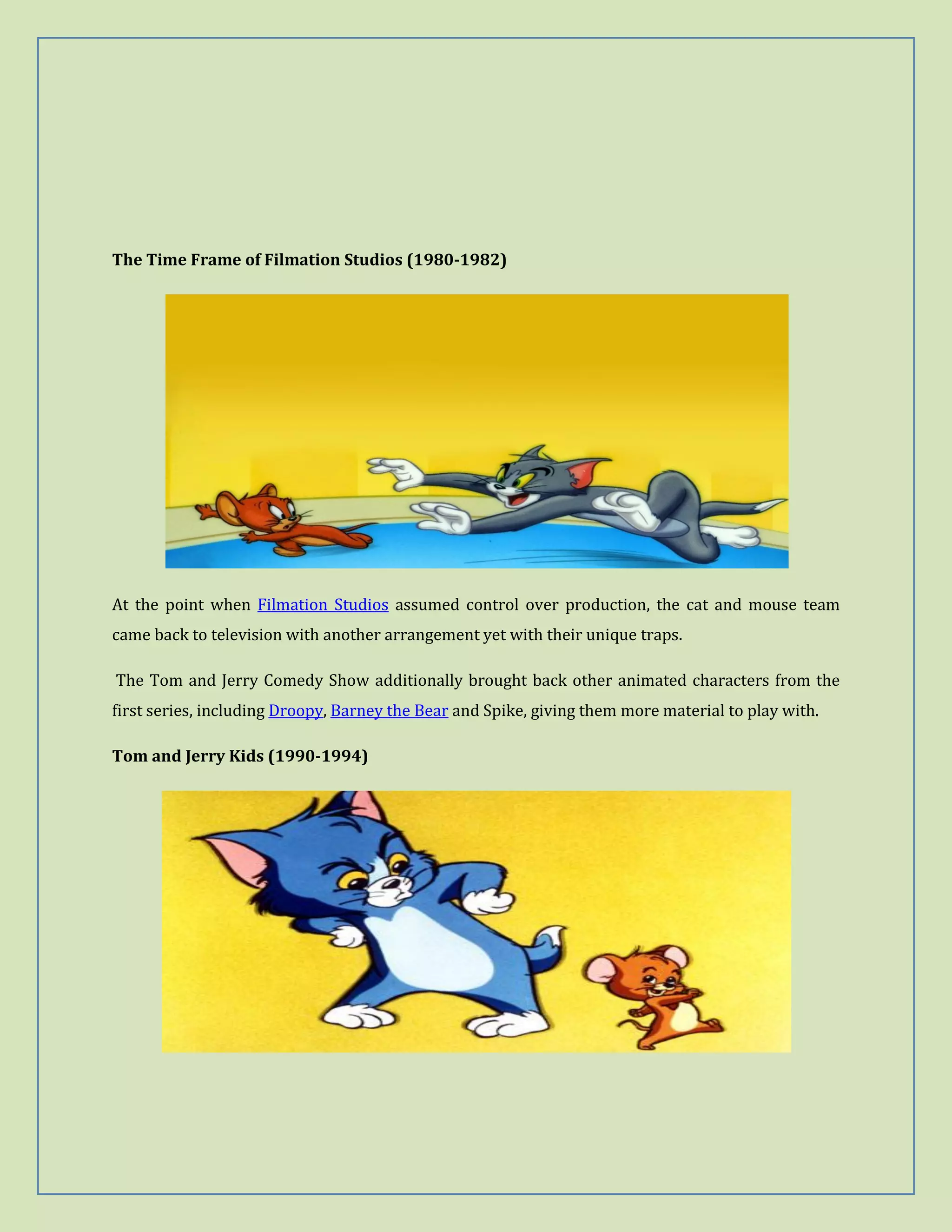 The Ultimate Origin Of Tom & Jerry | PDF
