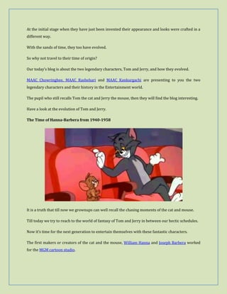 The Ultimate Origin Of Tom & Jerry | PDF