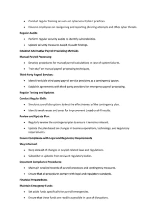 The Ultimate Payroll Contingency Checklist for Businesses-Ignite Hcm ...