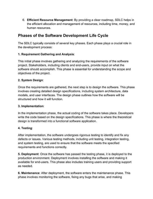 The Ultimate PDF Guide on Software Development Life Cycle | PDF