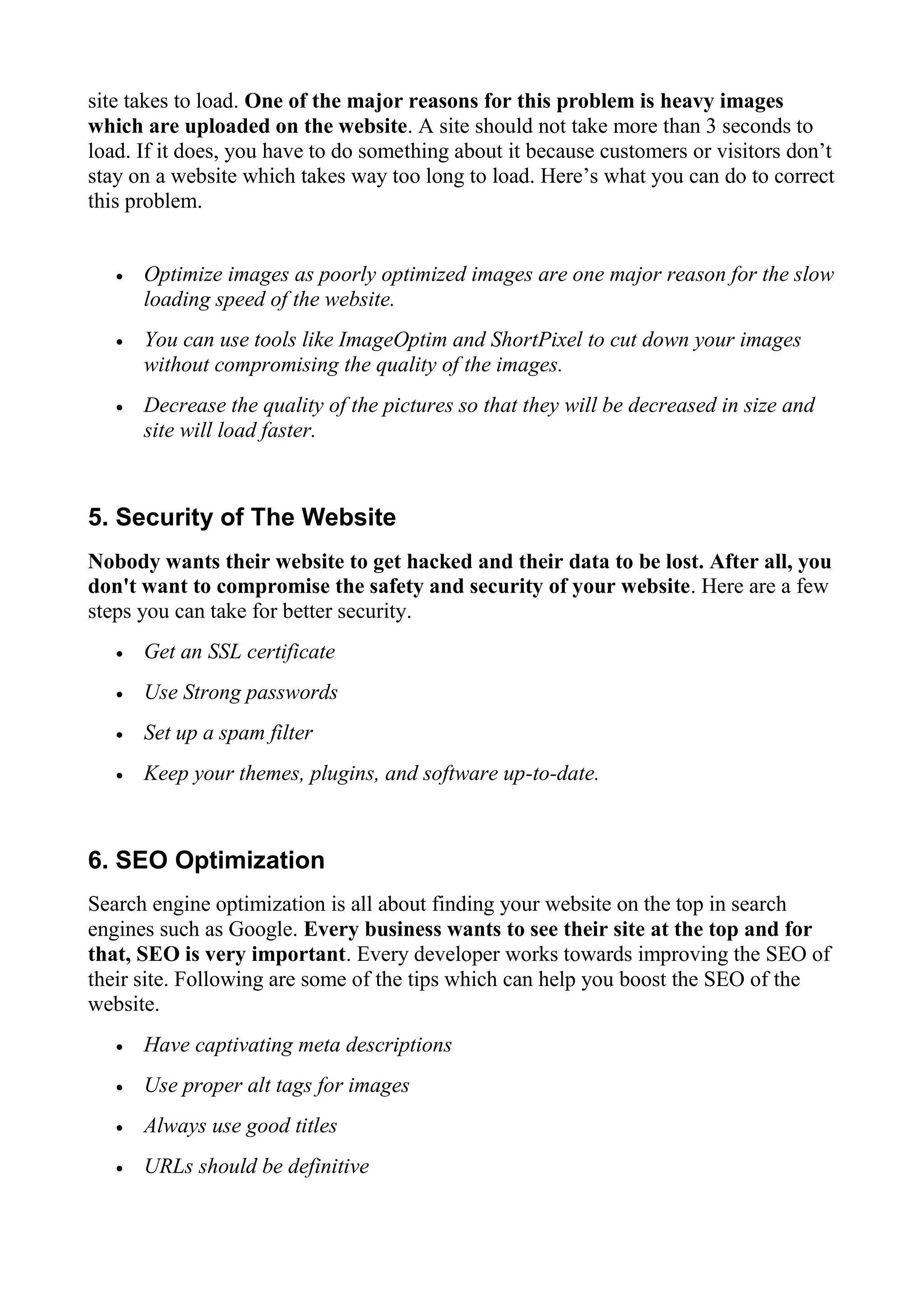 The Ultimate Pre launch Checklist For New eCommerce Website | PDF