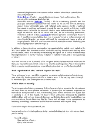 The ultimate privacy guide | PDF