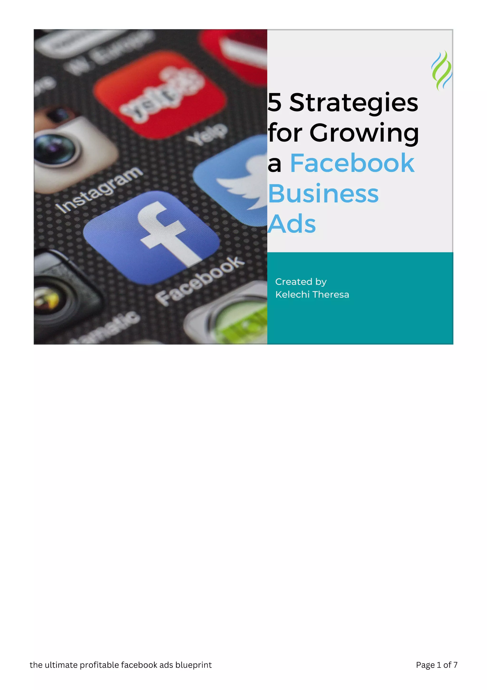 The Ultimate Profitable Facebook ads blueprint.pdf