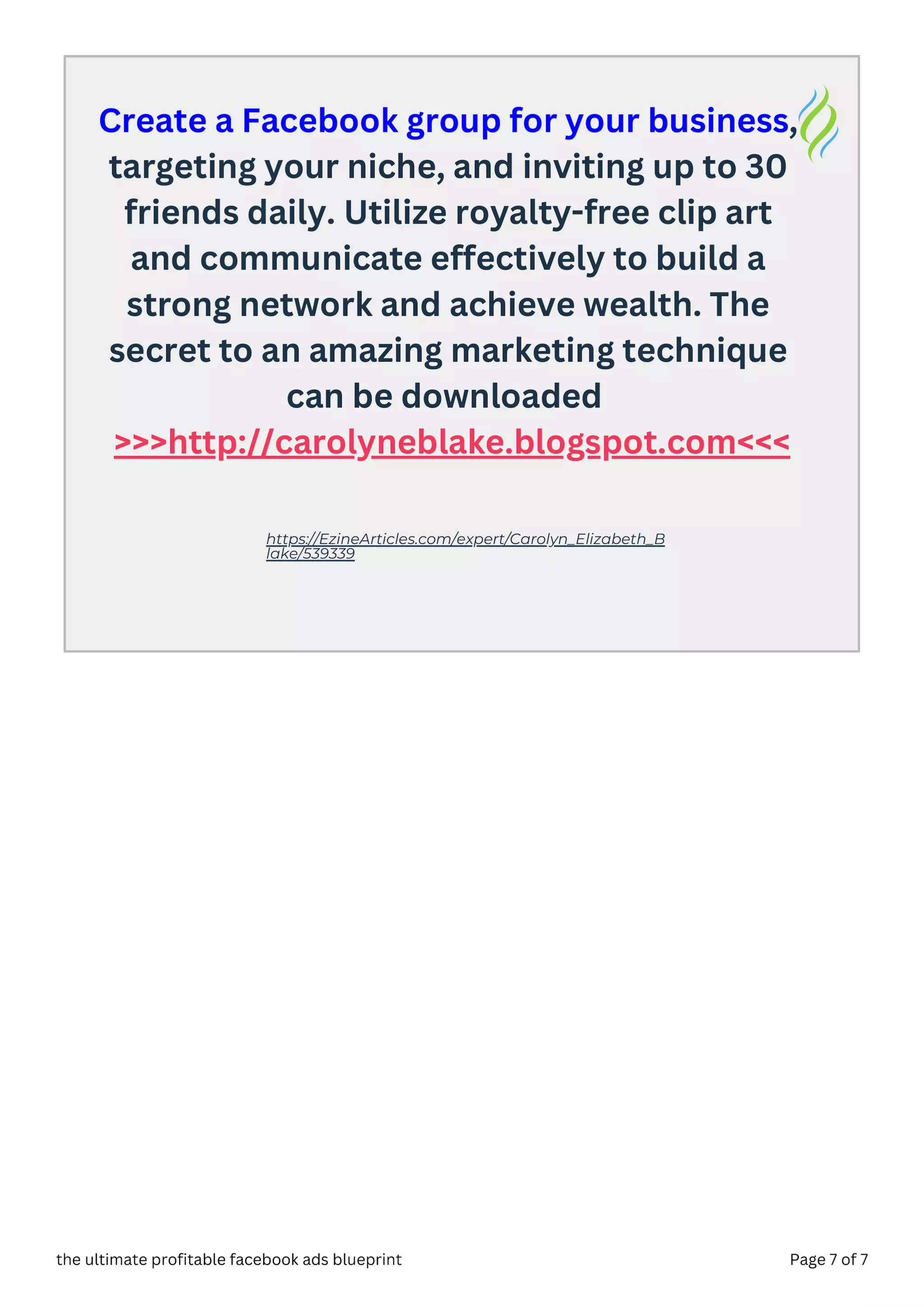 The Ultimate Profitable Facebook ads blueprint.pdf