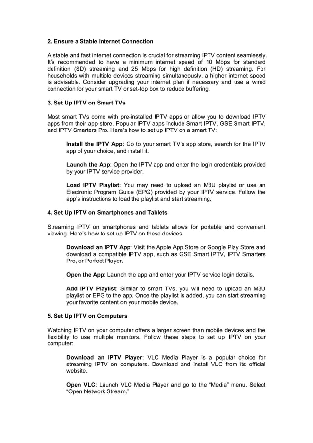 The Ultimate Setup- Using IPTV on Multiple Devices Simultaneously.pdf | Computer Networking ...