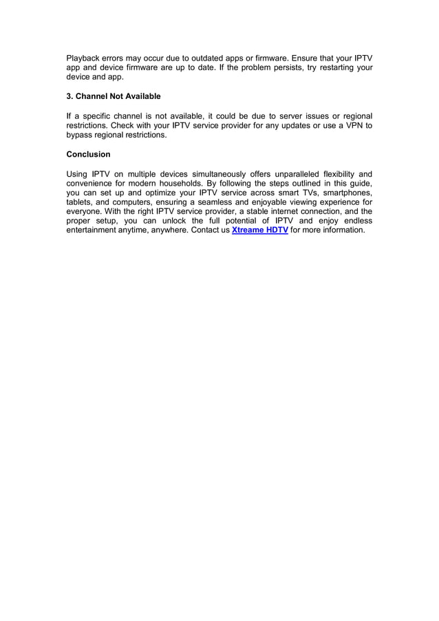 The Ultimate Setup- Using IPTV on Multiple Devices Simultaneously.pdf | Computer Networking ...