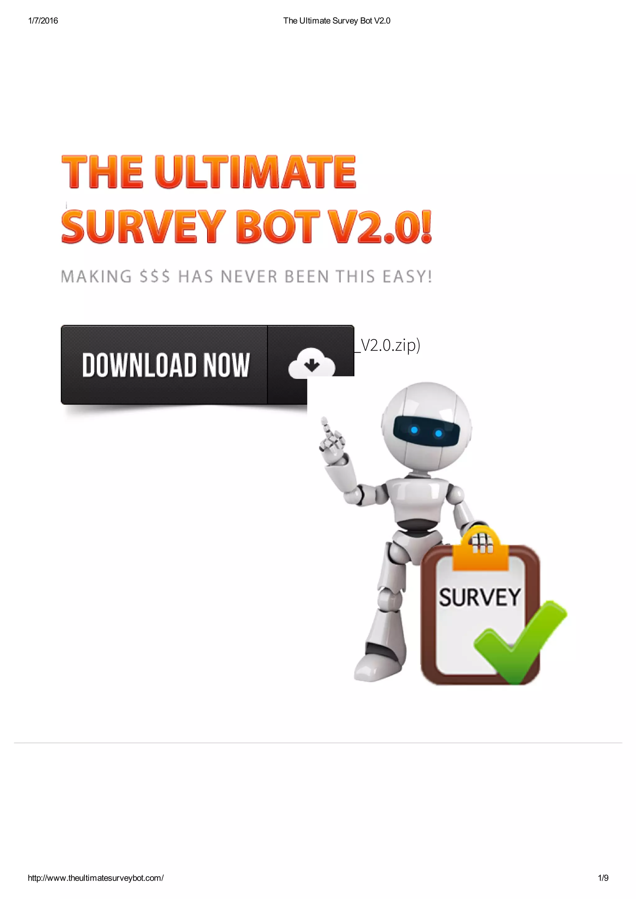 The ultimate survey bot v2 | PDF