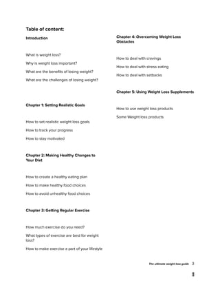 The Ultimate Weight Loss Guide.pdf | Diabetes | Diseases and Conditions