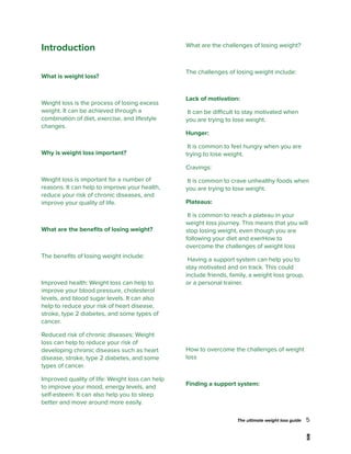 The Ultimate Weight Loss Guide.pdf | Diabetes | Diseases and Conditions