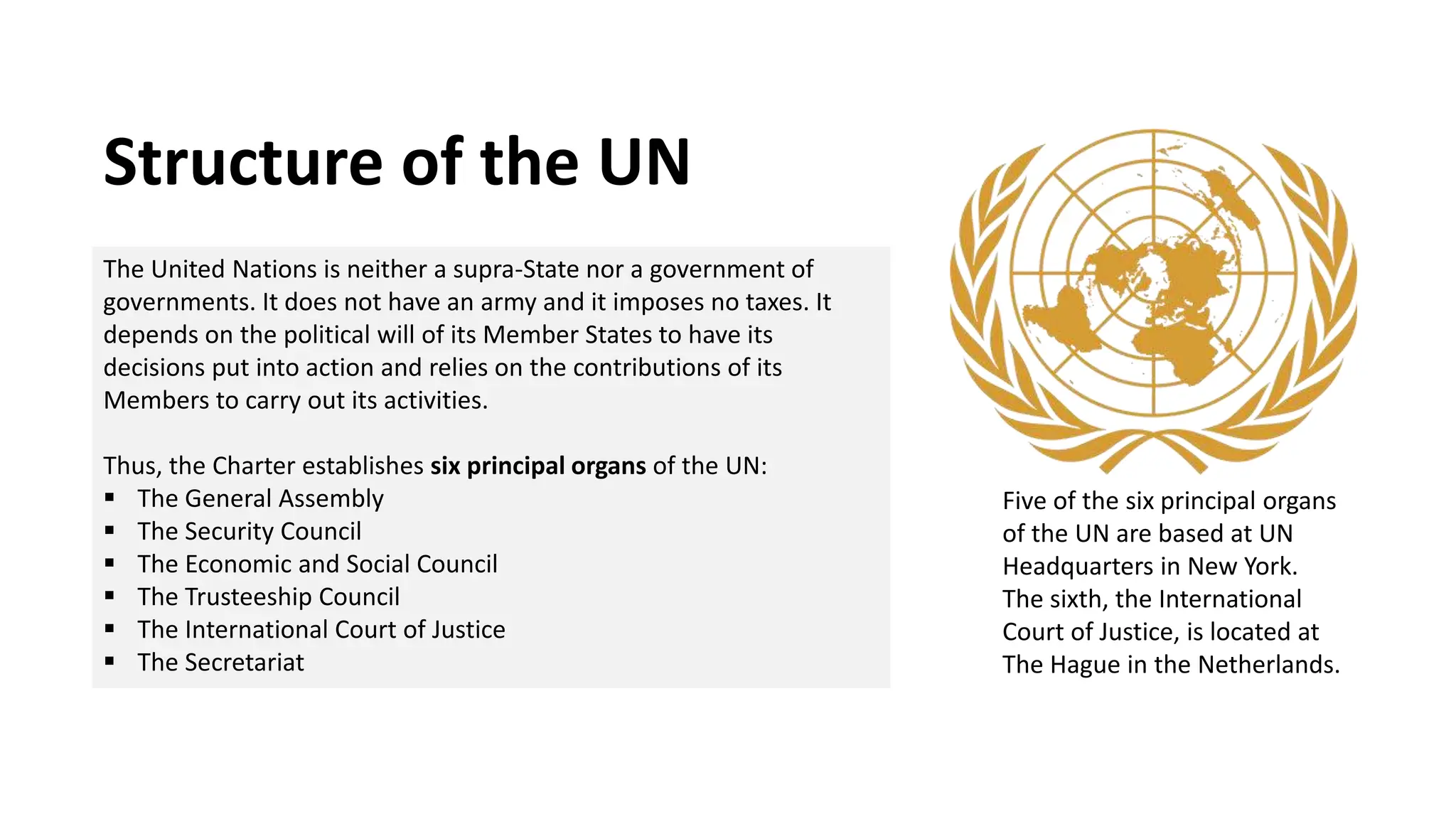 The United Nation Introduction and Info.ppt