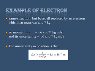 The uncertainty principle | PPTX