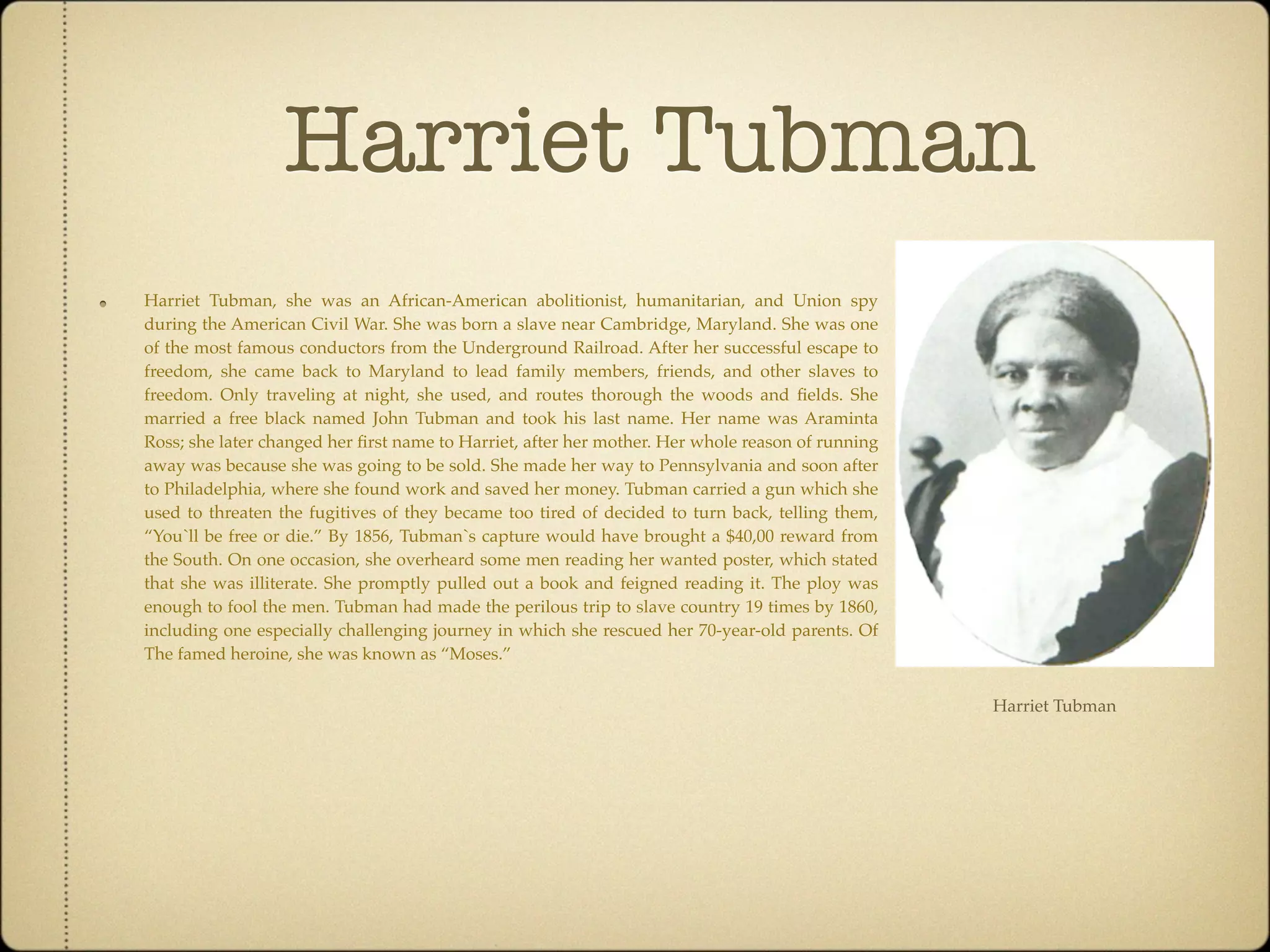 The underground railroad | KEY