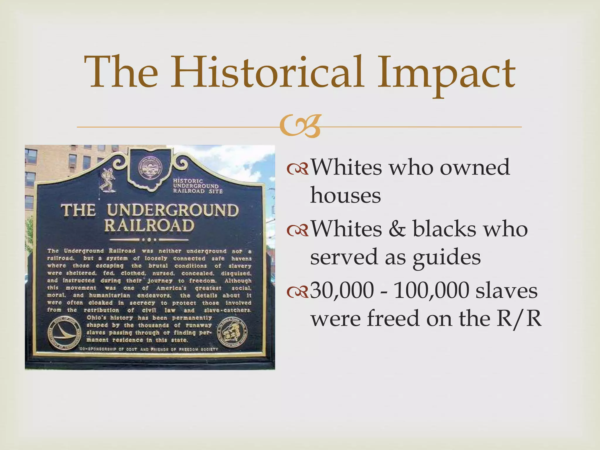 The Underground Railroad | PPTX