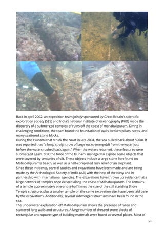 The underwater city facts | PDF