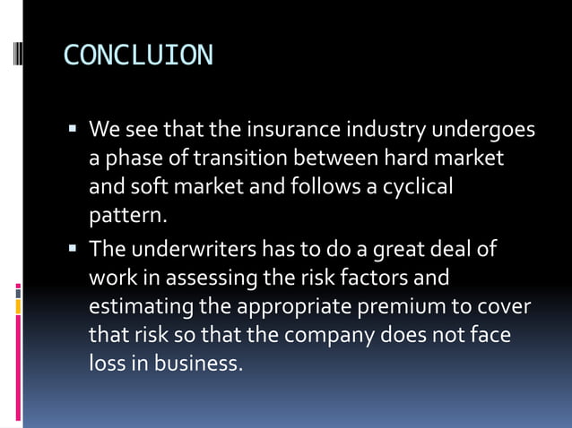 The Underwriting Cycle | PPTX | Insurance | Personal Finance