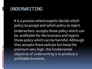 The Underwriting Cycle | PPTX