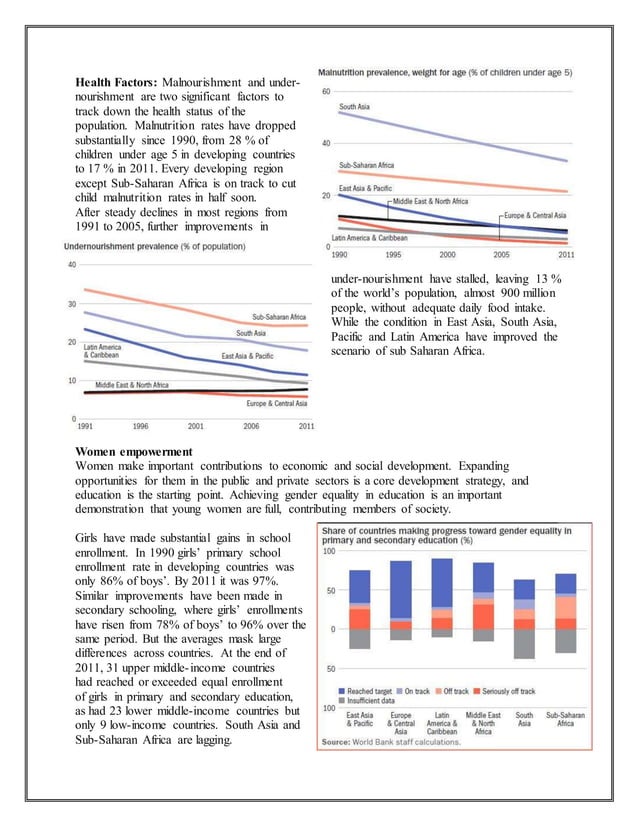 Indicators of Development (Economic, Social and Environmental) | DOCX ...